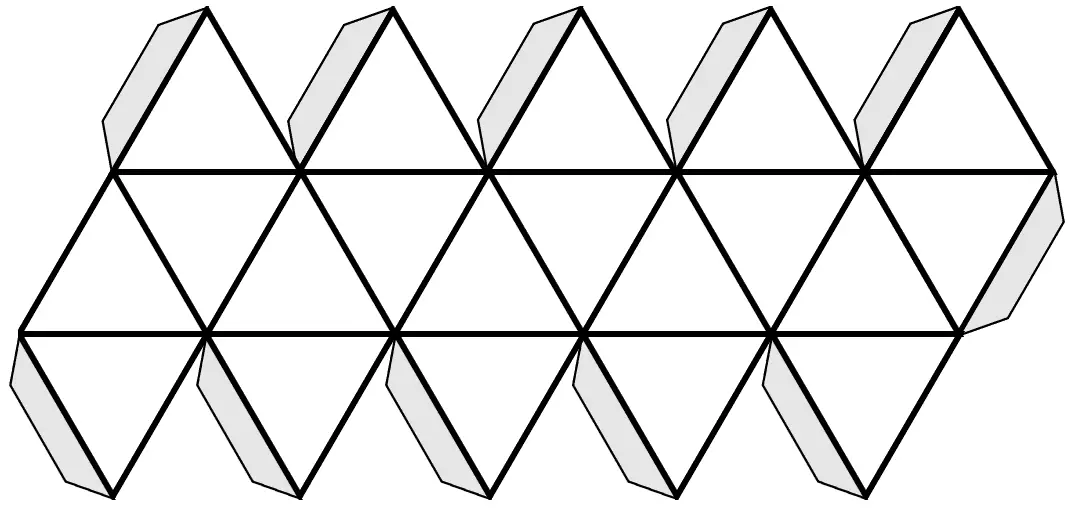Desarrollo de un icosaedro
