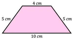 Área de un trapecio isósceles: fórmula, ejemplos y calculadora