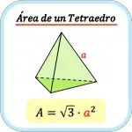 Área de un tetraedro: fórmula, ejemplo y calculadora