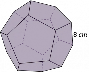 Área de un dodecaedro: fórmula, ejemplo y calculadora