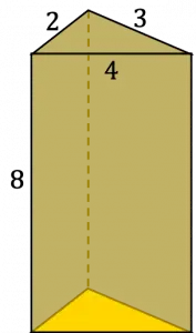 Área de un prisma triangular: fórmula, ejemplo y calculadora