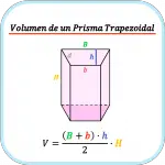 Área y Volumen de un Prisma Trapezoidal