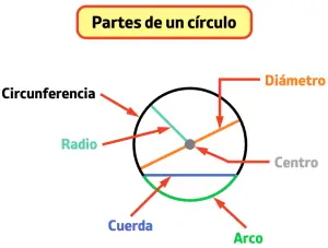 Partes de un círculo
